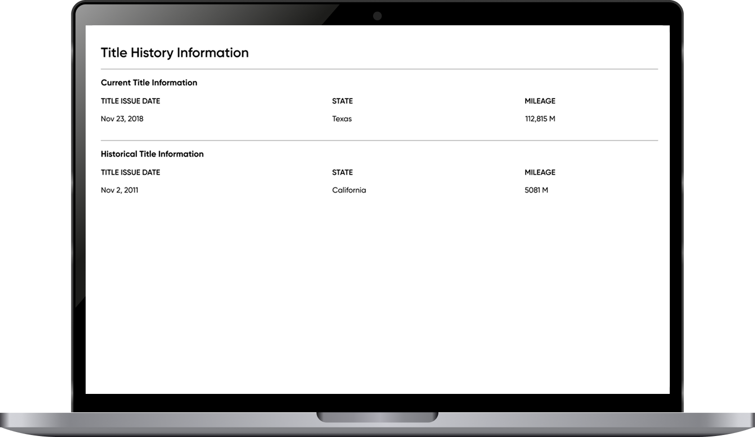 Vehicle History Report | Check Ownership, Odometer & Accident Records